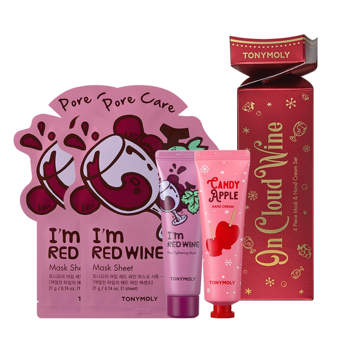 TONY MOLY, Mask + Hand Cream Cracker Box Set – GreenSnooker